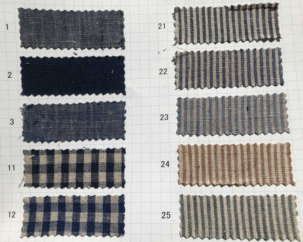 SB60800 1/60 린넨 데님[원단] SHIBAYA/Okura Shoji Co., Ltd.-ApparelX | 의류 직물 및 재료 B2B